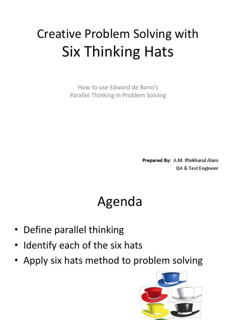 Creative Problem Solving With: Six Thinking Hats | PDF | Intuition ...