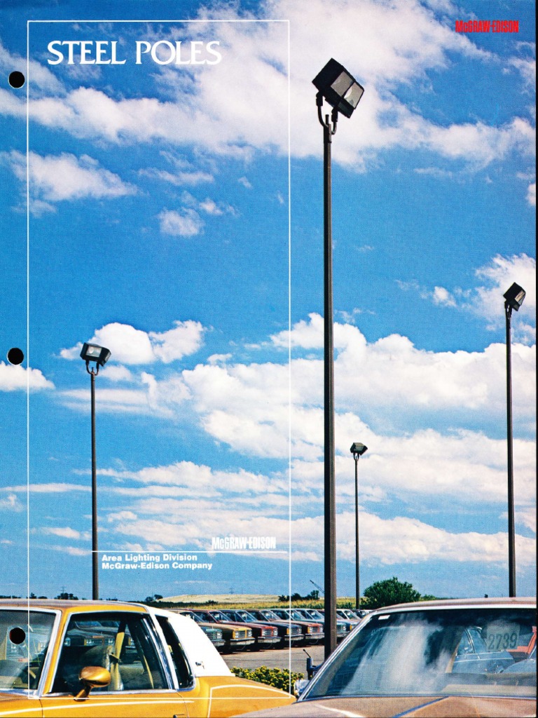 McGraw-Edison Steel Poles Brochure 1978 | PDF | Wound | Physical Phenomena