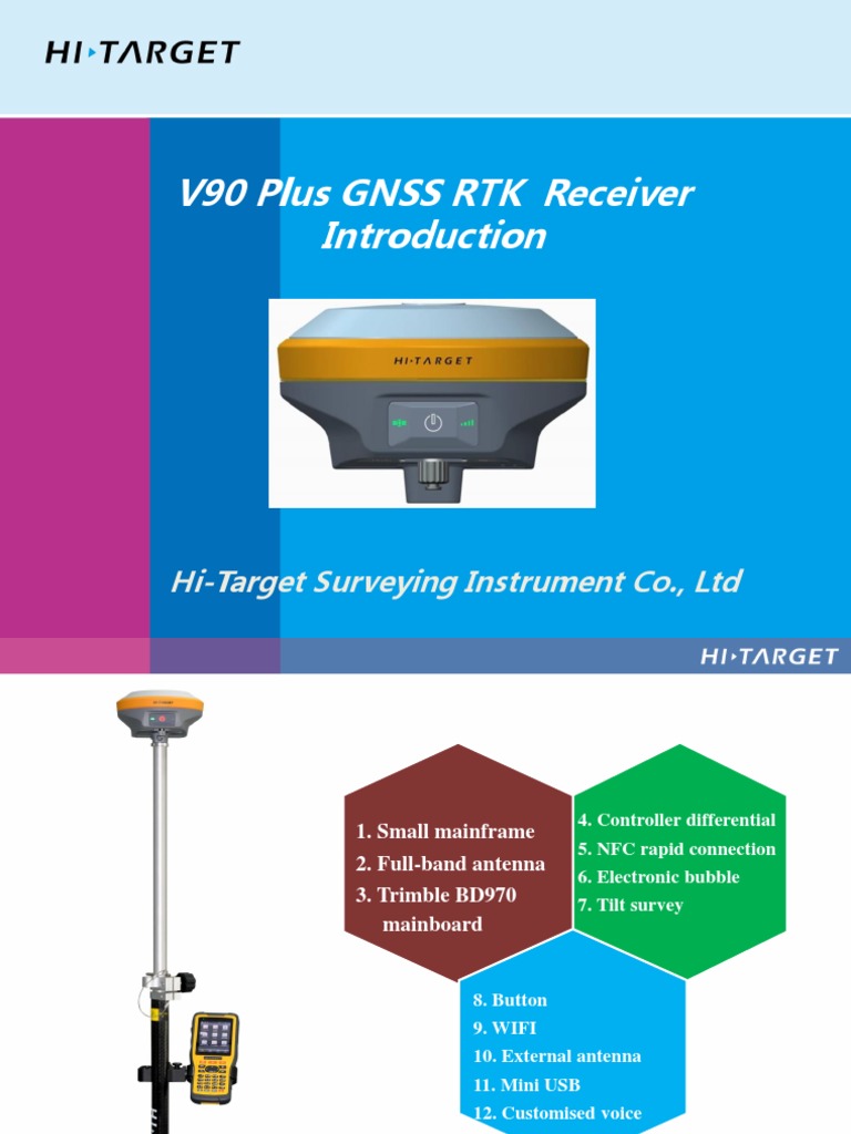 Hi-Target V90Plus GNSS RTK System | PDF | Surveying | Near Field ...