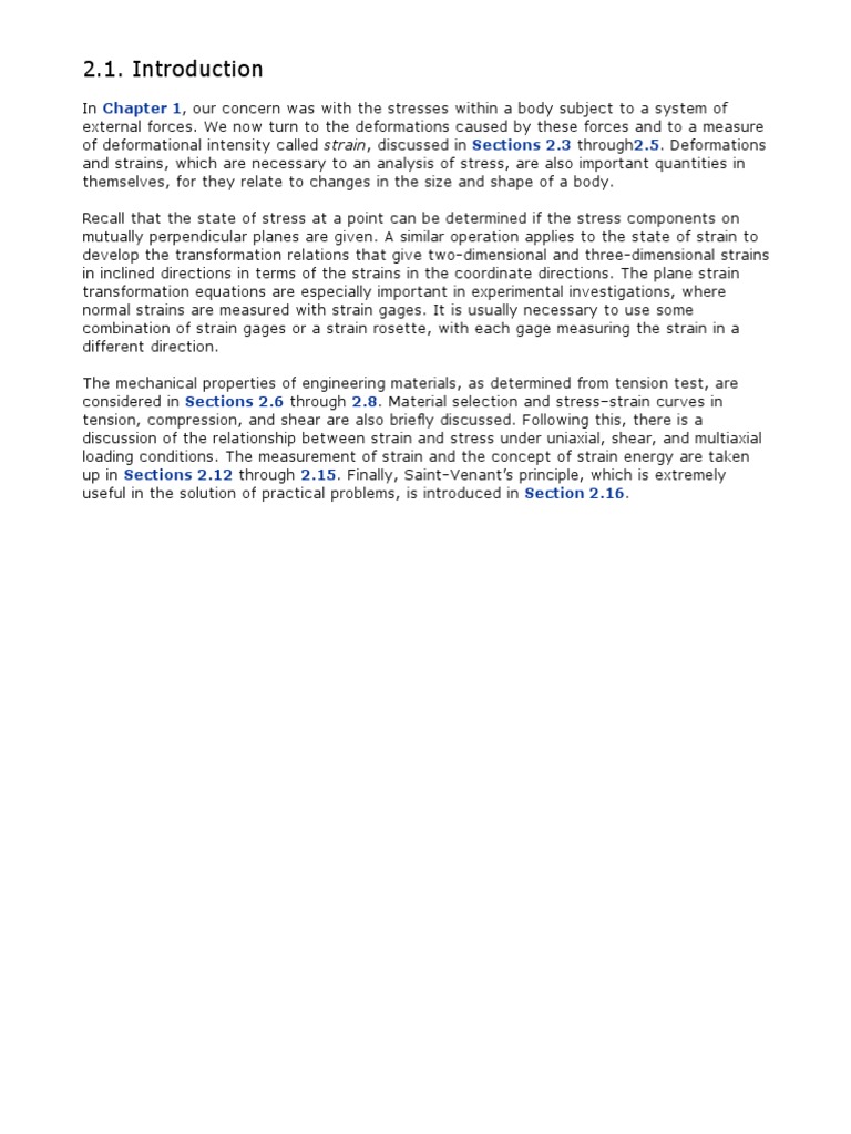 CH 02 | PDF | Deformation (Engineering) | Deformation (Mechanics)
