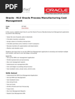 Oracle Process Manufacturing Setup Guide | PDF | Parameter (Computer ...