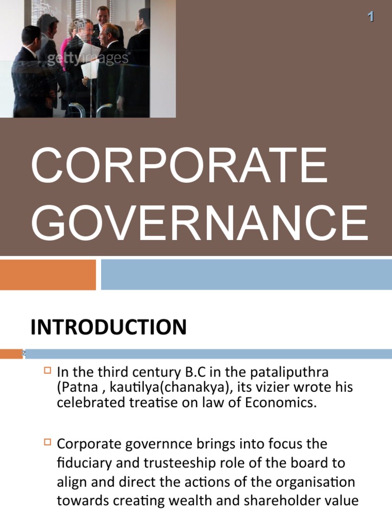 Corp | PDF | Governance | Corporate Governance
