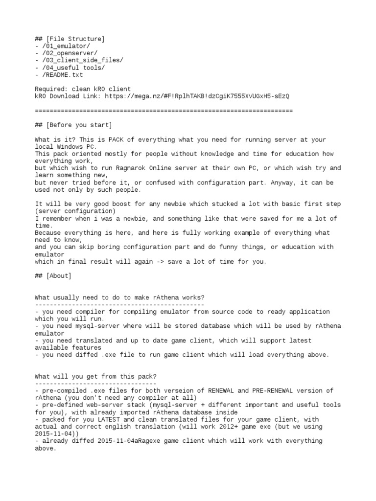 README FIRST - GUIDE.txt | Zip (File Format) | Computer File