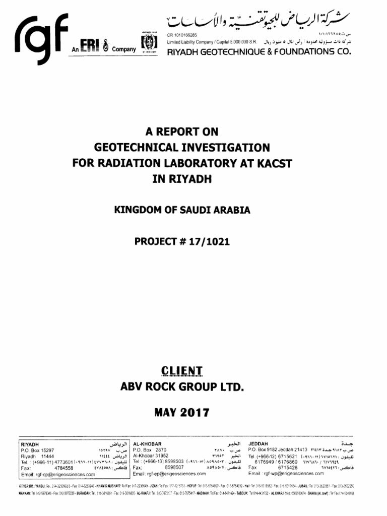 KACST Radiation Lab Site Overview | PDF | Science & Mathematics