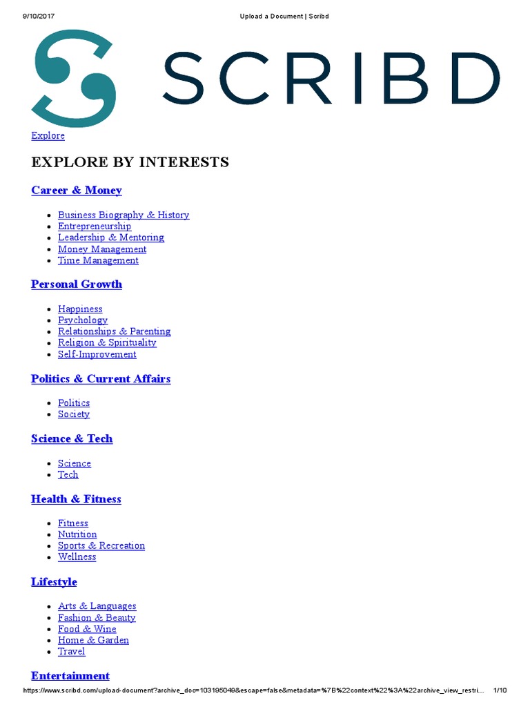 XXX | PDF | Scribd | World Wide Web