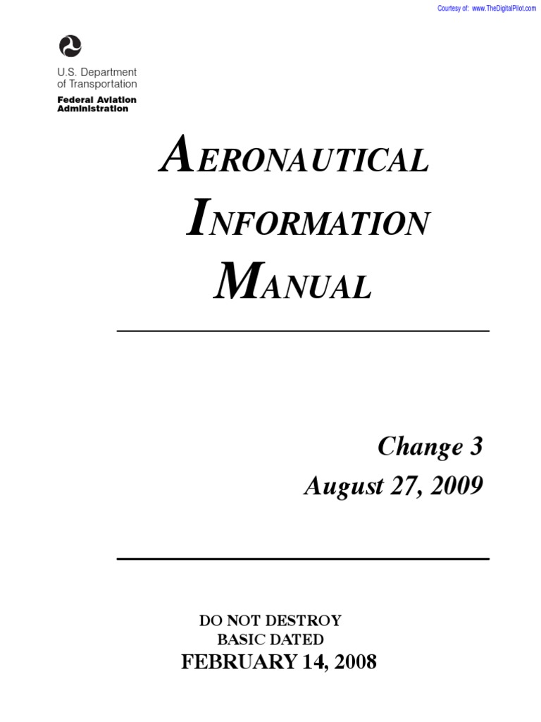 Aim 2009 Pdf Aviation Aerospace Engineering