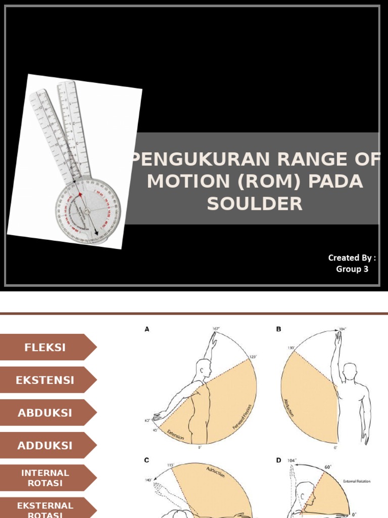 Pengukuran ROM Shoulder Joint | PDF