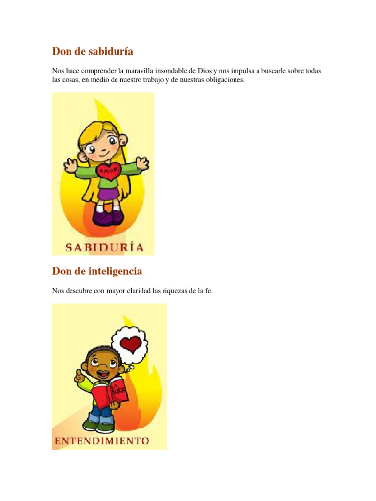 Don de Sabiduría | PDF | Creencia religiosa y doctrina | Religión y ...