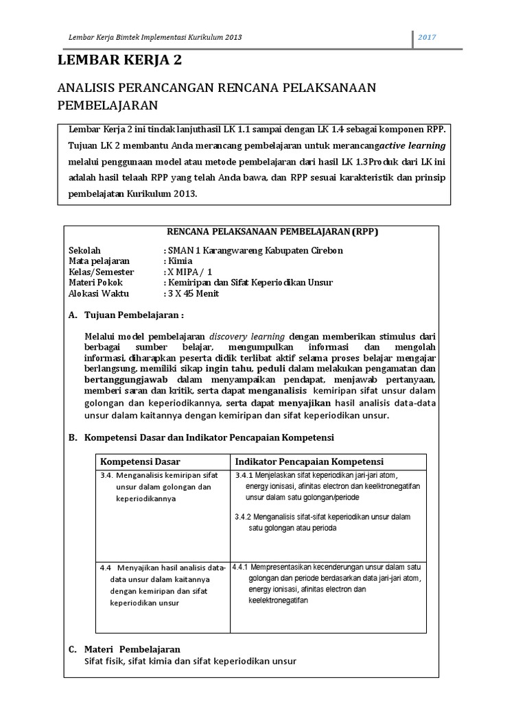 LK 2 Kemiripan Dan Sifat SPU | PDF