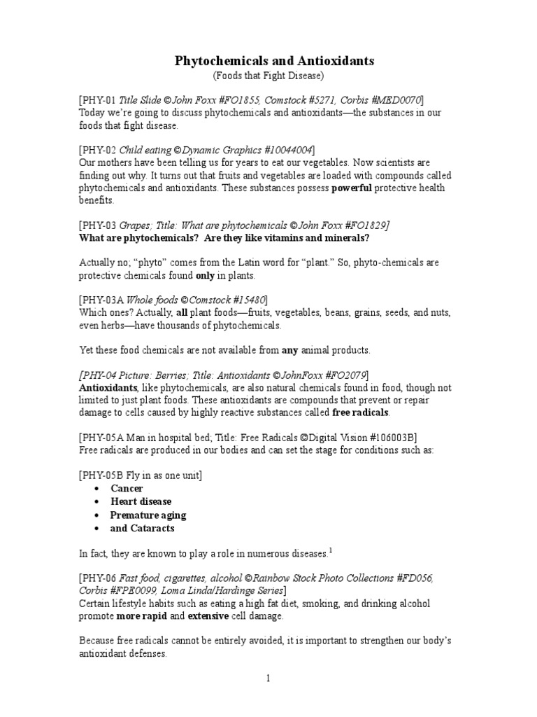 Phytochemicals WW5VR 7C | PDF | Vegetables | Soybean