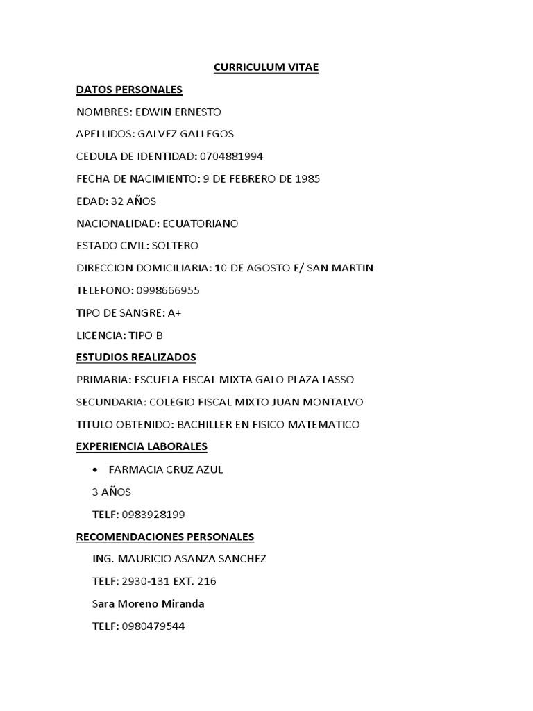 Curriculum Vitae Sara Moreno | PDF | Educación avanzada | Escuelas