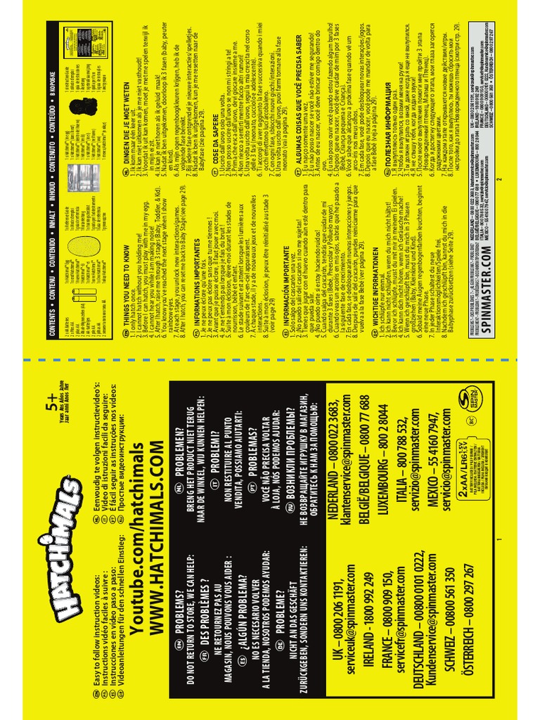 Manual Hatchimals | PDF | Egg | Graphic Design