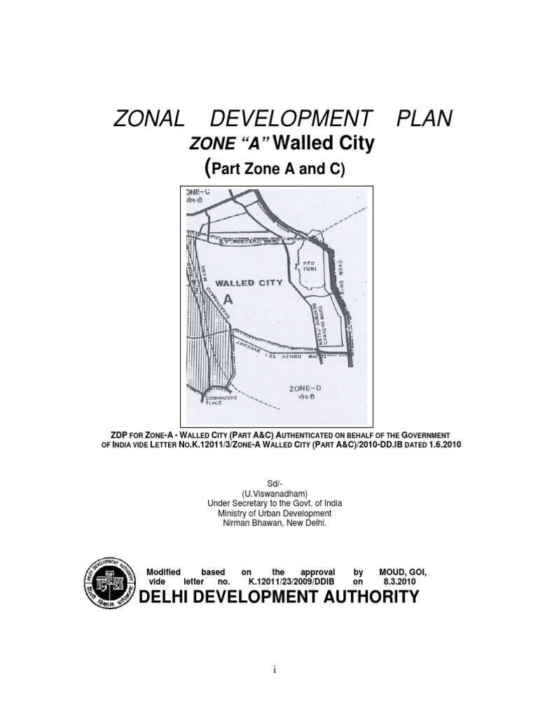 Zonal Plan: Walled City Development | PDF | Transport | Business