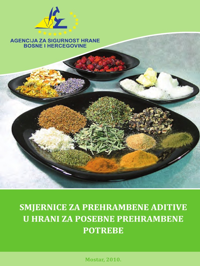 Bs-Smjernice Za Prehrambene Aditive U Hrani | PDF