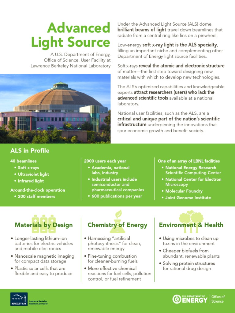 Advanced Light Source | PDF | Nature | Chemistry