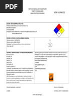 HOJA DE DATOS DE SEGURIDAD DE SUSTANCIS QUIMICAS Cloruro de Amonio NH4Cl | PDF | Cloro | Amoníaco