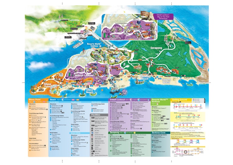Map of Sentosa | PDF