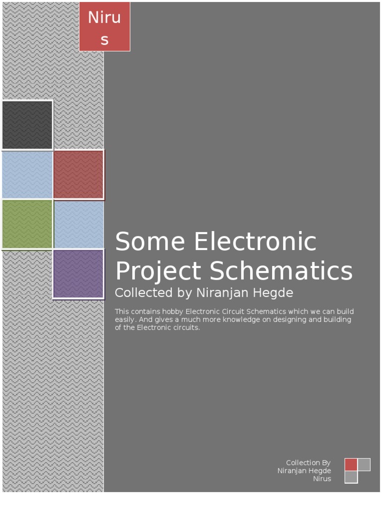 Electronic Project Schematics Guide | PDF | Amplifier | Logic Gate