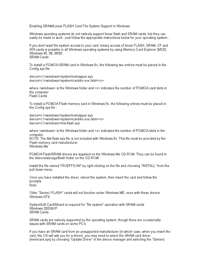 Linear Flash | PDF | Flash Memory | Computer File