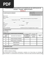 Plano de Gerenciamento Dos Resíduos de Serviços de Saúde (PGRSS) Modelo ...