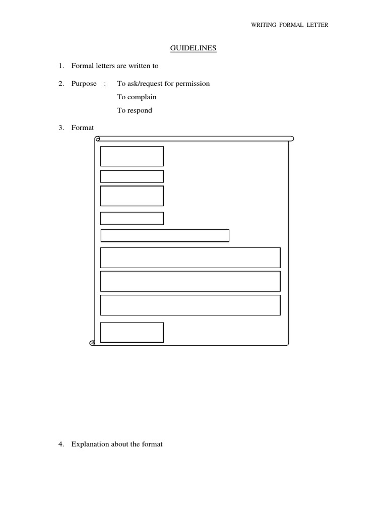 Guidelines for Writing Formal Letters | PDF