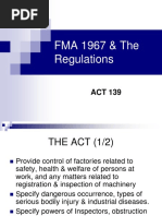 03-FMA 1967 and Regulations | PDF | Occupational Safety And Health | Safety