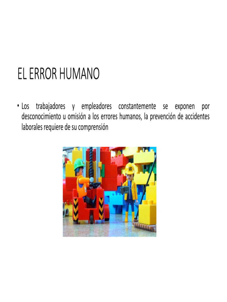 El Error Humano | PDF | Cognición | Sicología