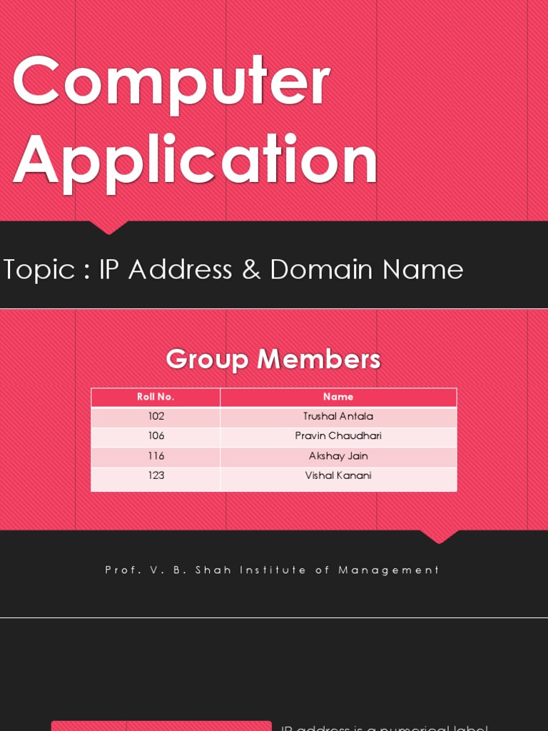 Ip Address & Domain Name System | PDF | Domain Name | Ip Address