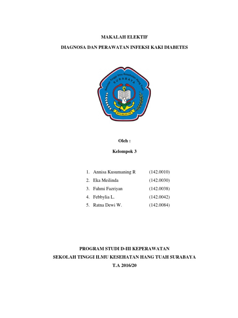 Diagnosa dan Perawatan Infeksi Kaki Diabetes | PDF | Sains & Matematika