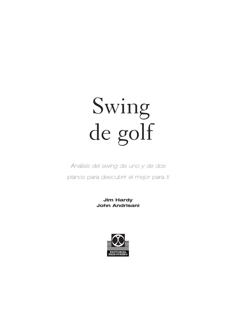 Swing de Golf | PDF | Lectura (proceso) | Movimiento (física)