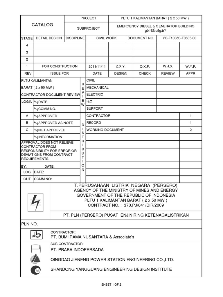 PLTU Kalimantan Barat Contract Review | PDF | Energy And Resource | Nature
