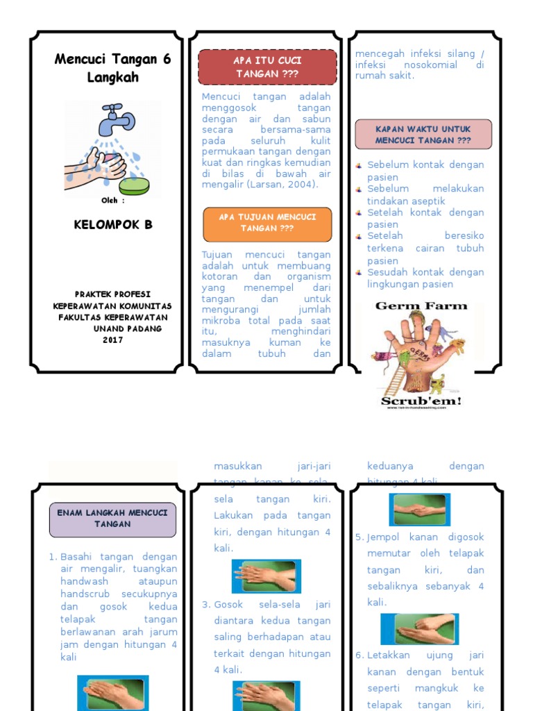 Leaflet Cuci Tangan | PDF