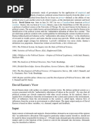 David Easton's System Approach | PDF | System | Systems Theory