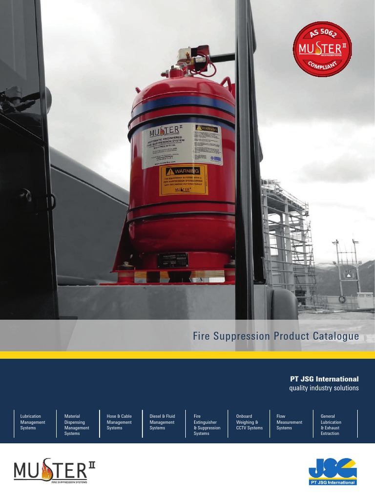 MUSTER Foam - M2 Fire Suppression | PDF | Actuator | Valve