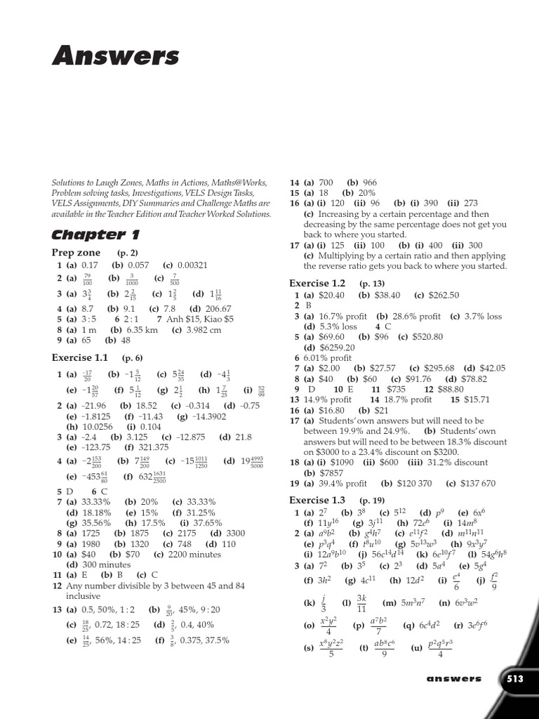 Math Textbook Answers and Solutions | PDF | Units Of Measurement | Length