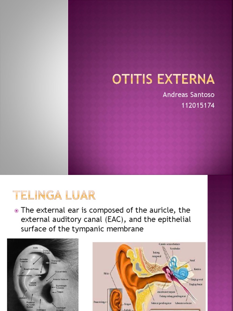 Otitis Externa | PDF | Diseases And Disorders | Medical Specialties