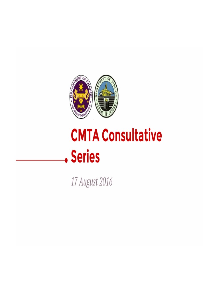CMTA Overview | PDF | Business Process | Exports