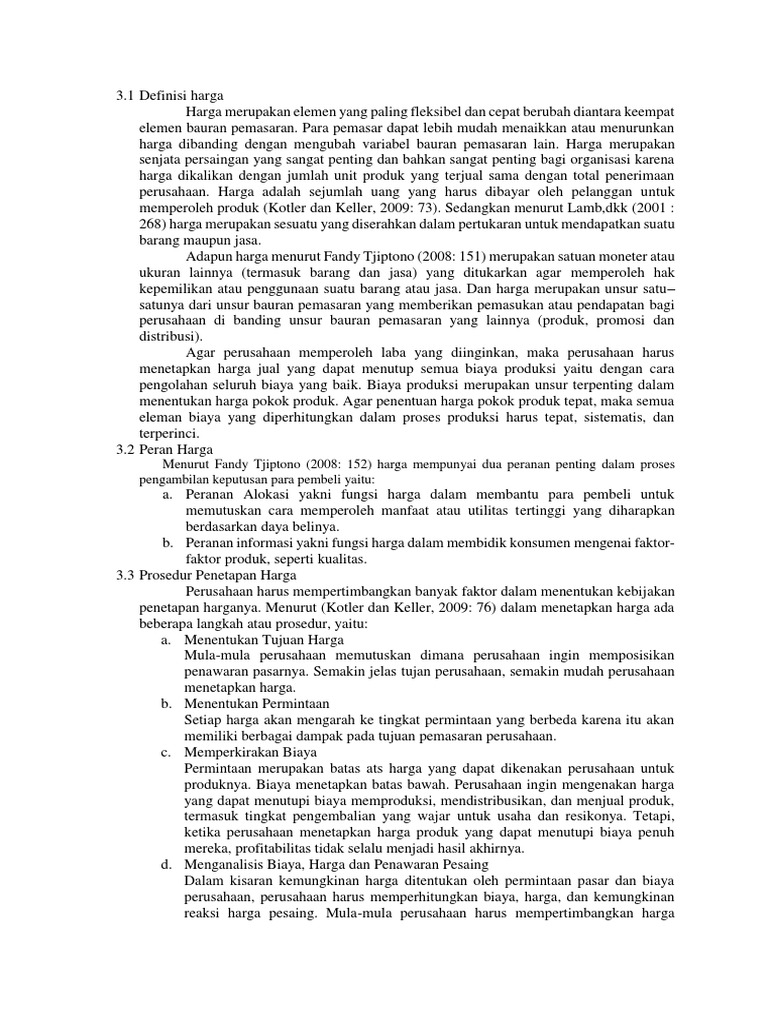 Strategi Penetapan Harga Efektif | PDF
