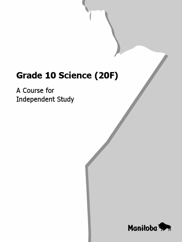 Grade 10 Science (20F) : A Course For Independent Study | Download Free ...