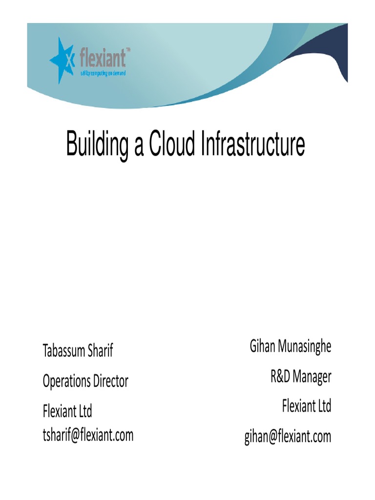 Building A Cloud Infrastructure | PDF | Platform As A Service | Cloud ...