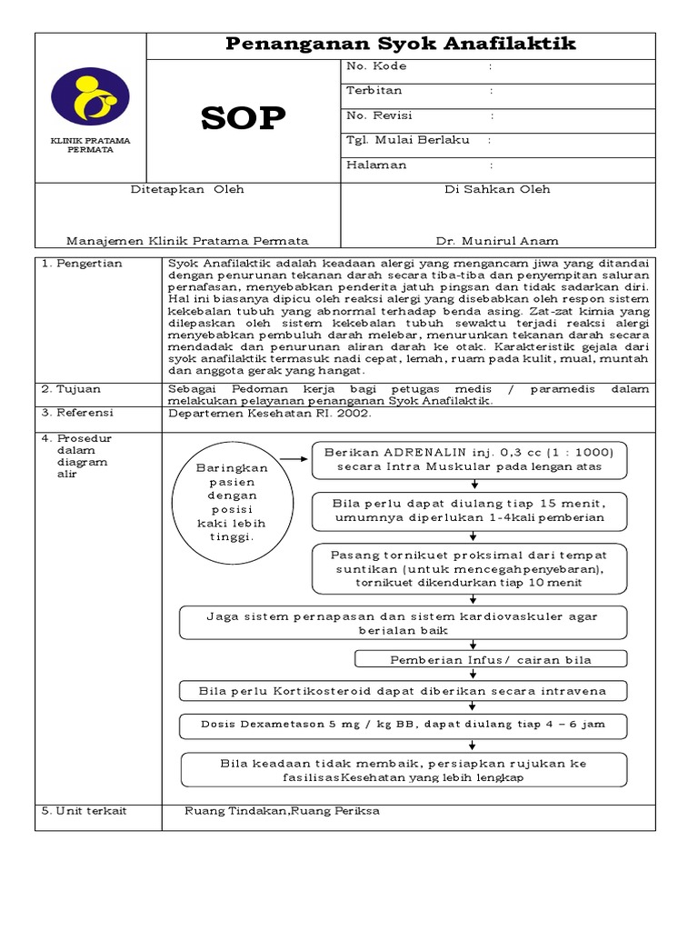 Sop Klinik Pratama Permata