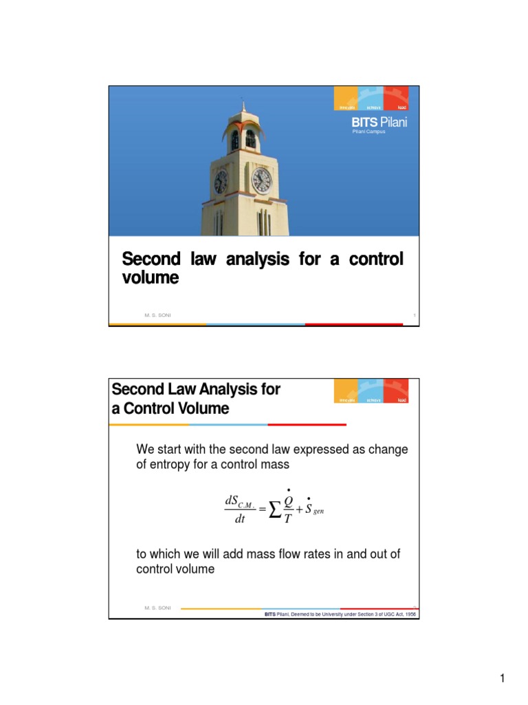 Entropy As A Rate Equation | PDF | Turbine | Second Law Of Thermodynamics