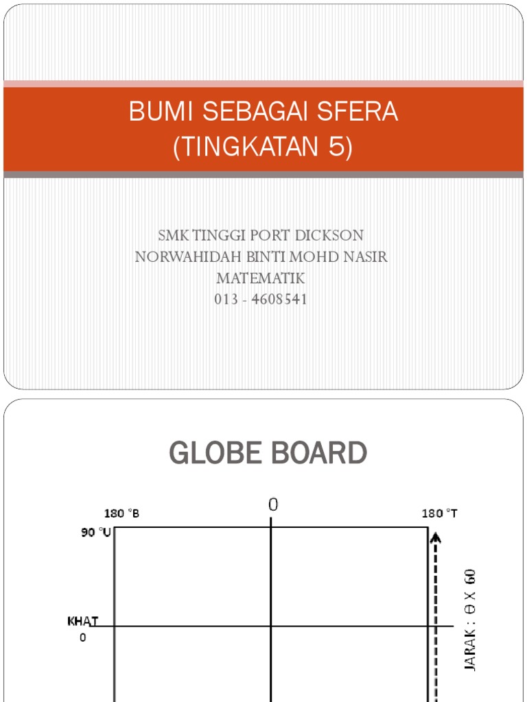 Bumi Sebagai Sfera (Inovasi) | PDF