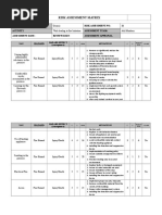 Example Risk Assessment For Motor Vehicle Repair Workshop | PDF | Risk ...