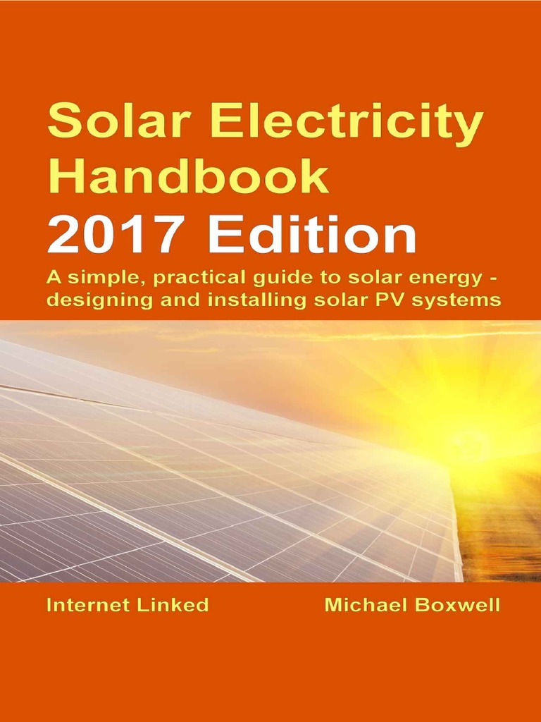 Solar Electricity Handbook 2017 Edition | PDF | Solar Power | Solar Energy
