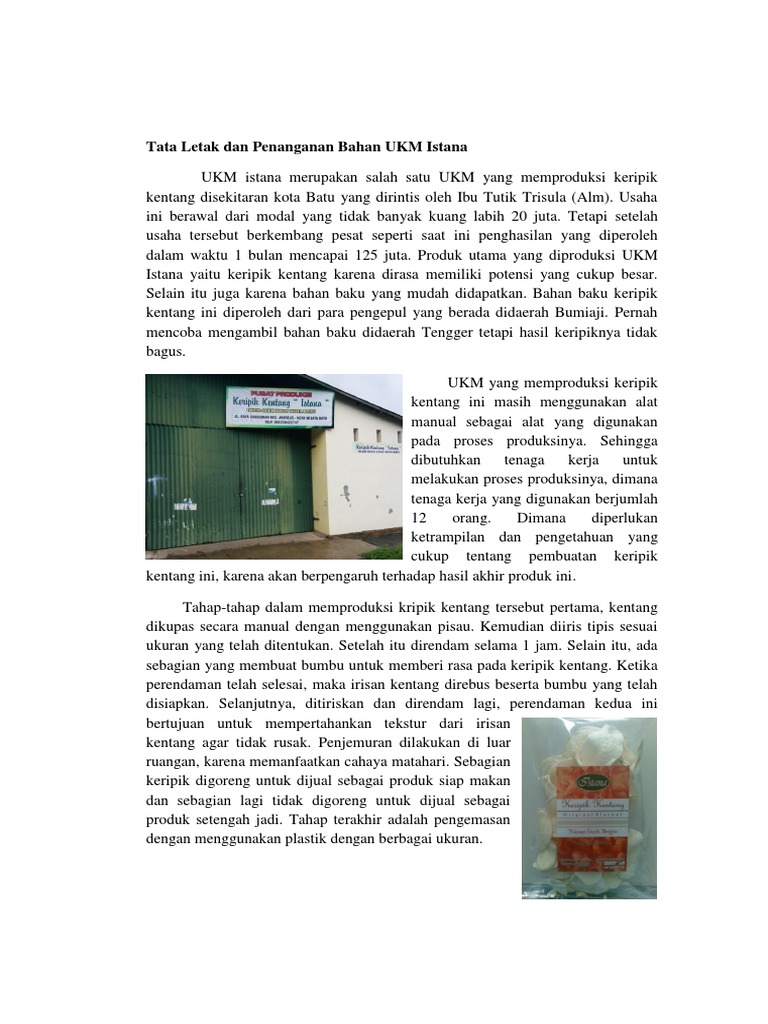 Tugas Layout Proses Pada Industri | PDF