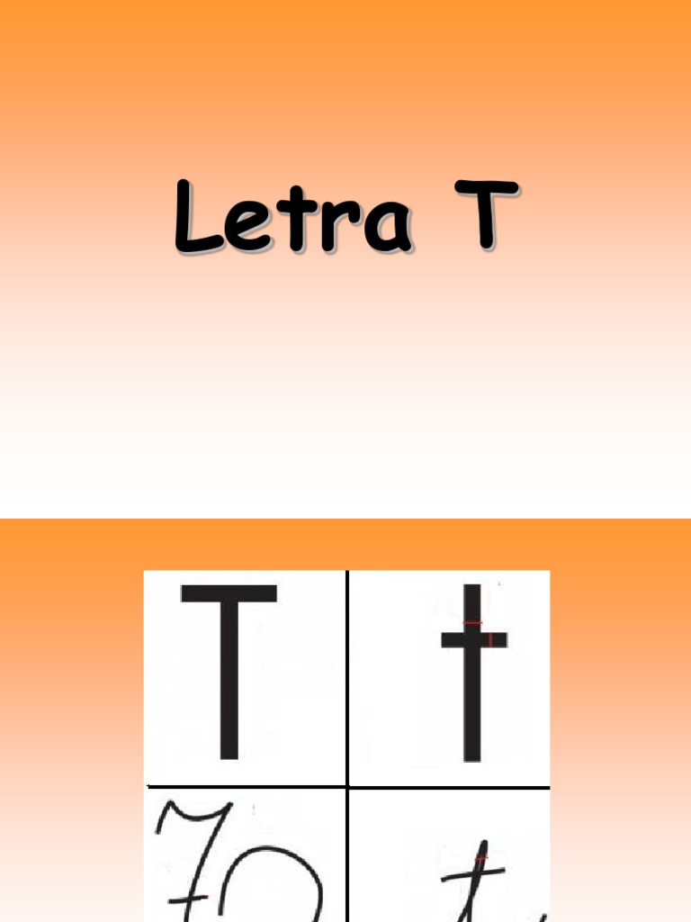Letra T | PDF