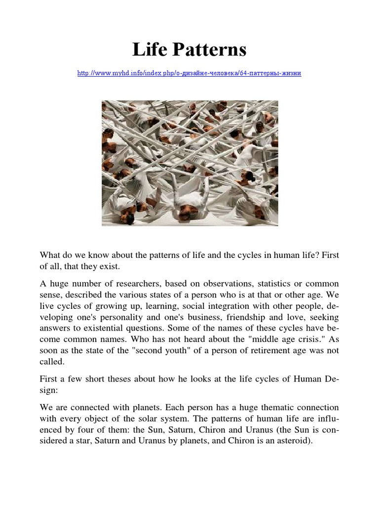 Life Patterns | PDF | Planets | Sun