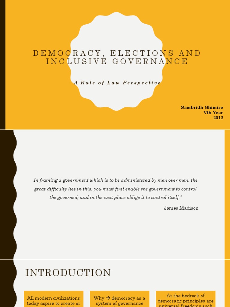 Ensuring Accountability in Constitutional Democracy | PDF | Rule Of Law ...