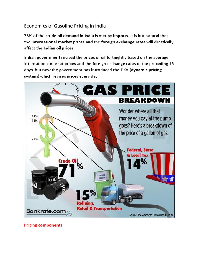 Gasoline Pricing Economics | PDF | Oil Refinery | Petroleum